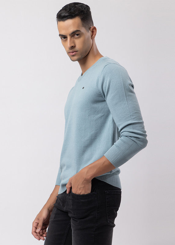 Solid V-Neck Pullover – Octave Clothing
