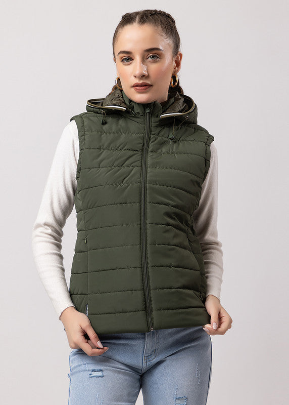 Women's Sleeveless Hoodie Jacket – OCTAVE CLOTHING PRIVATE LIMITED